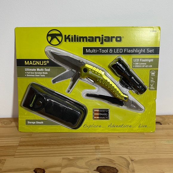 magnus | Other | Magnus Kilimanjaro Multitool Led Flashlight Set Lime Green | Poshmark